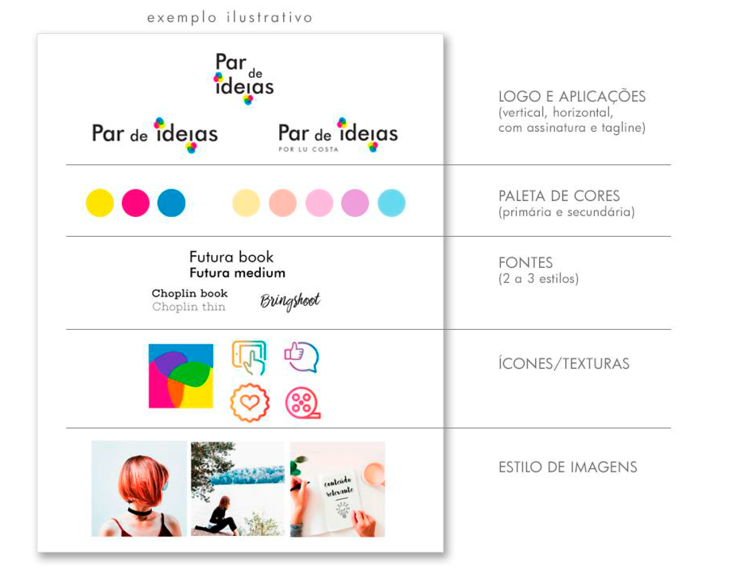 Criação de Logo e Identidade visual e nome de Marca | Par de Ideias
